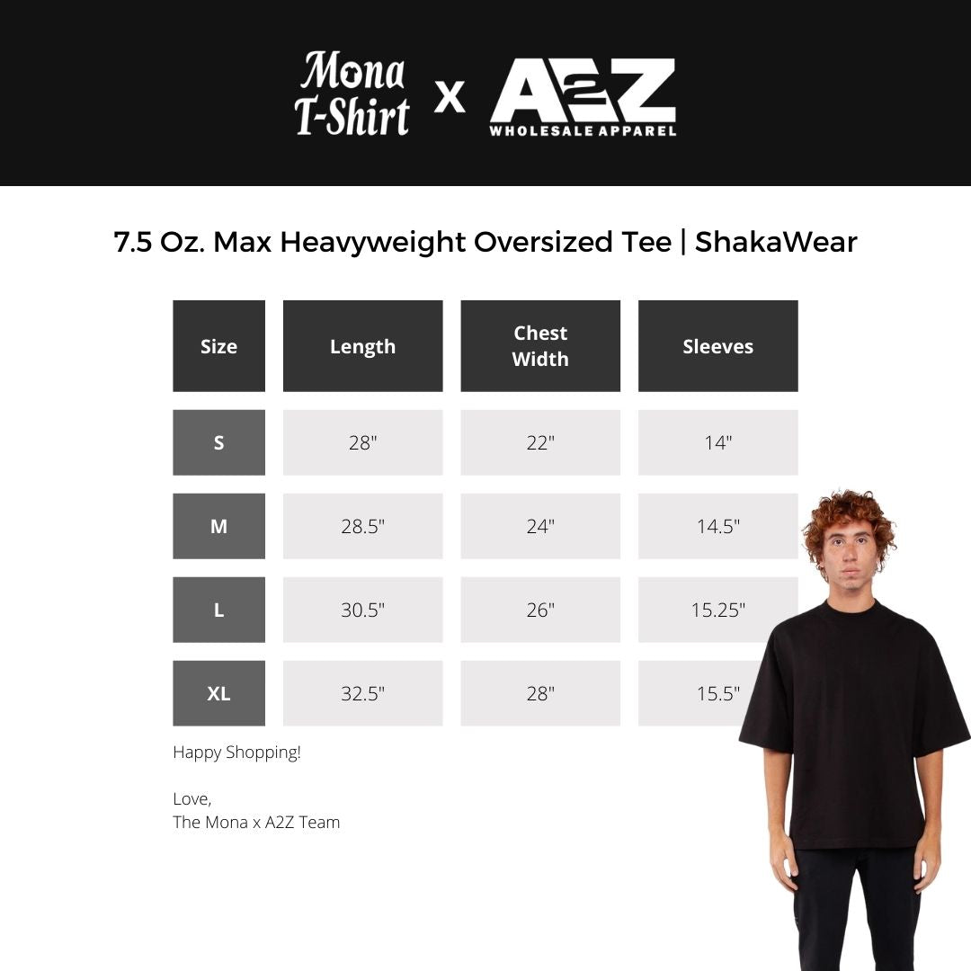 7.5 Oz. Max Heavyweight Oversized Tee | ShakaWear